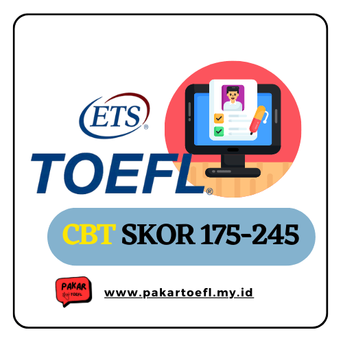 JOKI TOEFL CBT TERMURAH SKOR 175 UP - PAKAR TOEFL